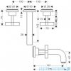 Hansgrohe Axor Citterio 3-otworowa bateria umywalkowa ścienna ...