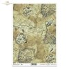 Rice paper R009 - Itd Collection decoupage paper - old maps